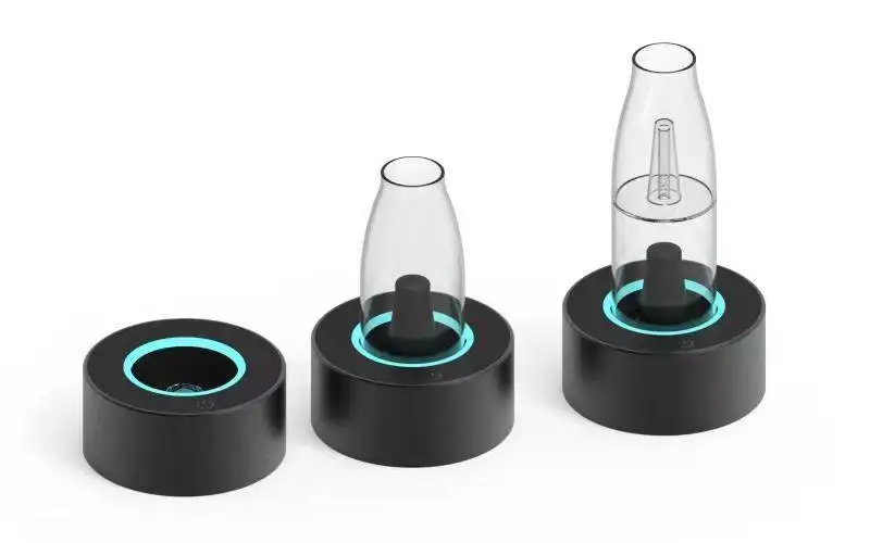 Jr Deluxe Desktop Shisha Device With Glass Bowl Hookah Zenco Duo Shisha ...