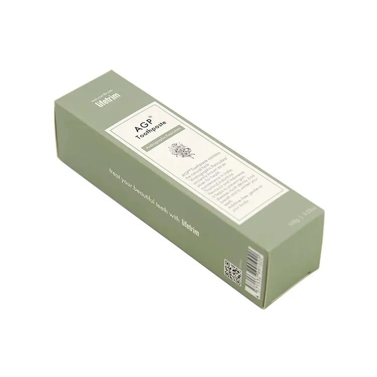 Custom Toothpaste Box Packaging With Your Logo Cardboard Paper ...