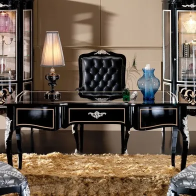 French Retro Light Luxury Simple High-End Fashion Three Draw Computer ...