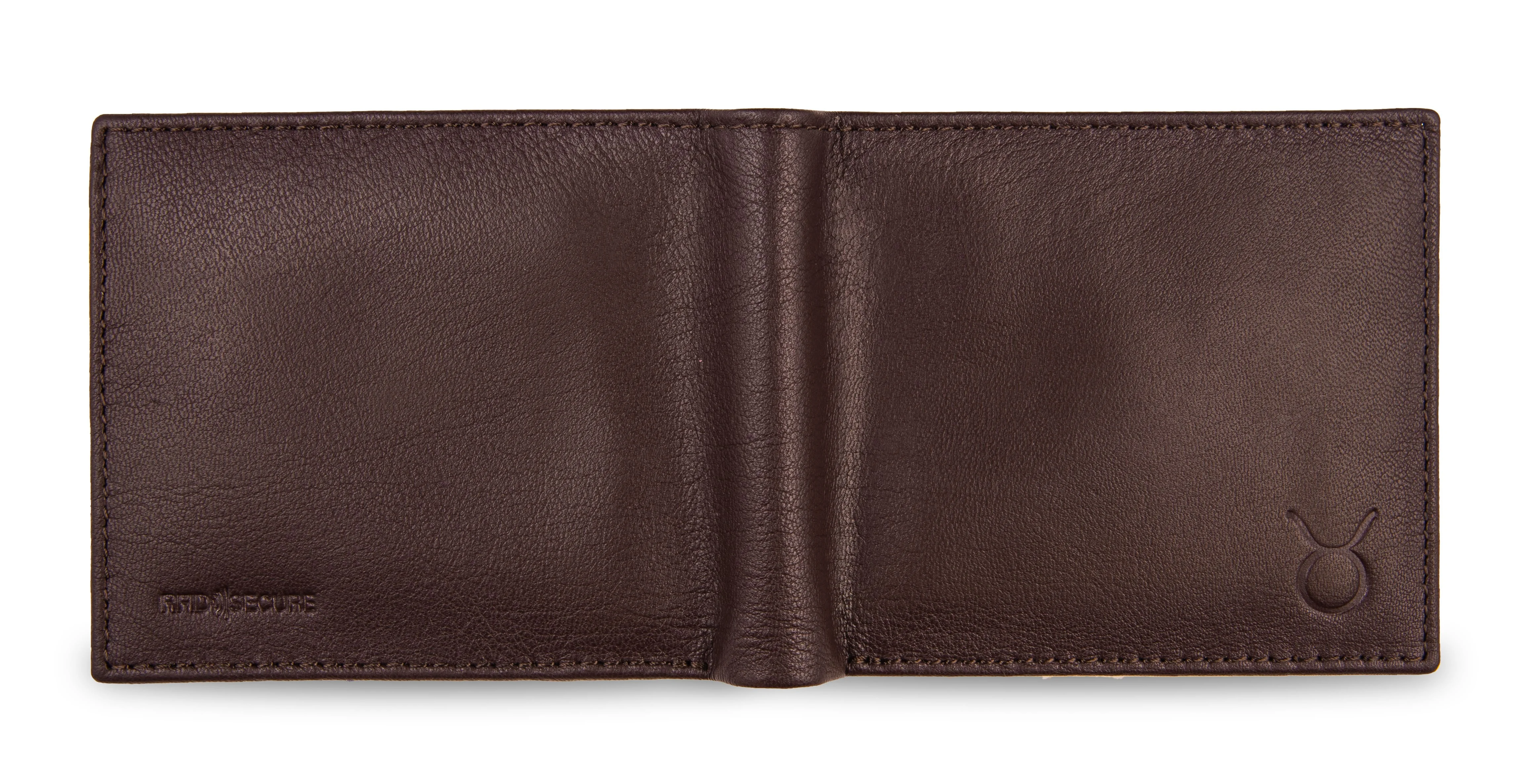 Genuine Leather Men's Rfid Protected Wallet High Quality Bi-fold Brown ...