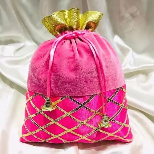 Drawstring Potli Bag 5 Different Colors Handcrafted Unique And Stylish ...