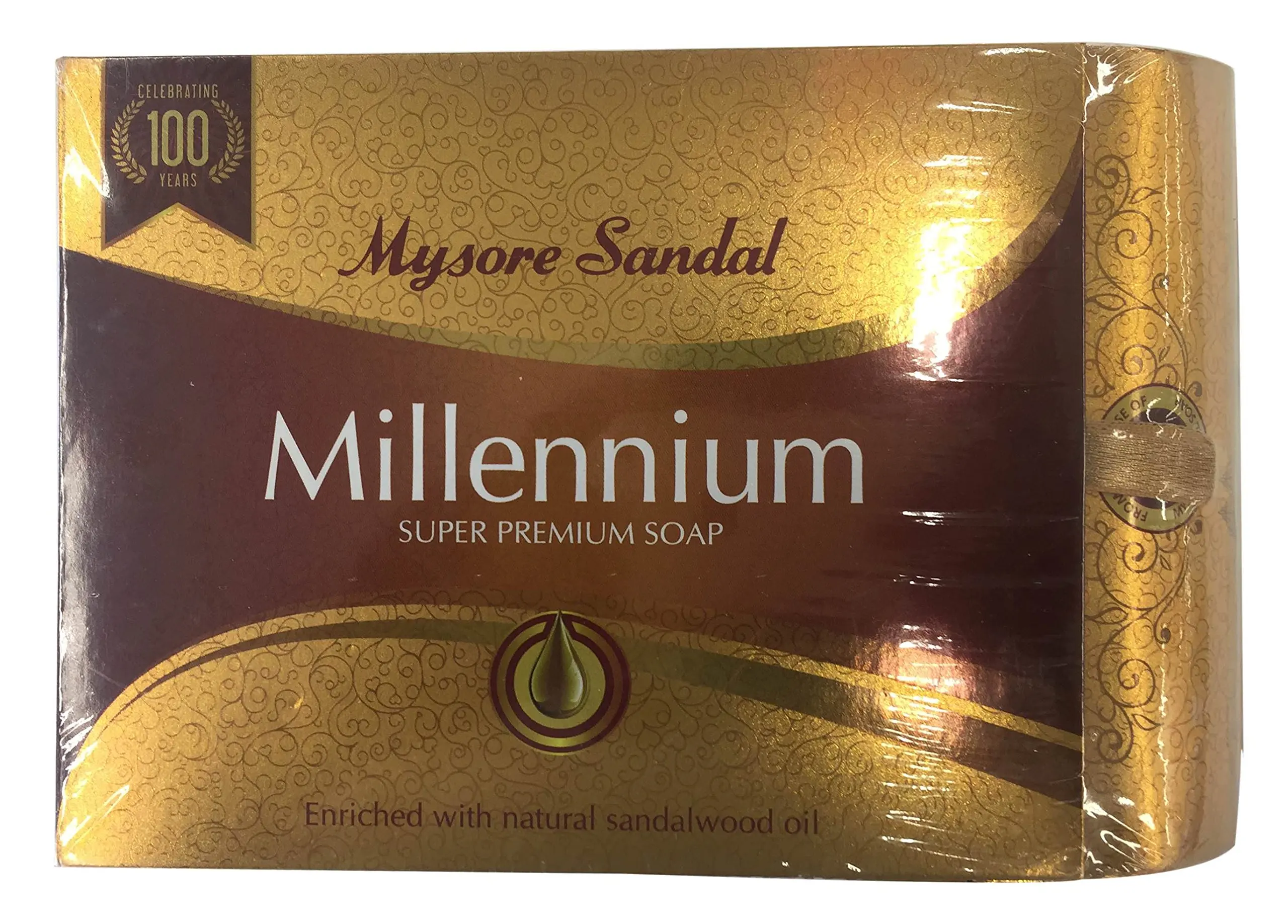 Mysore Sandal Millennium Soap 150 Gm Soap With Sandalwood Oil Super ...
