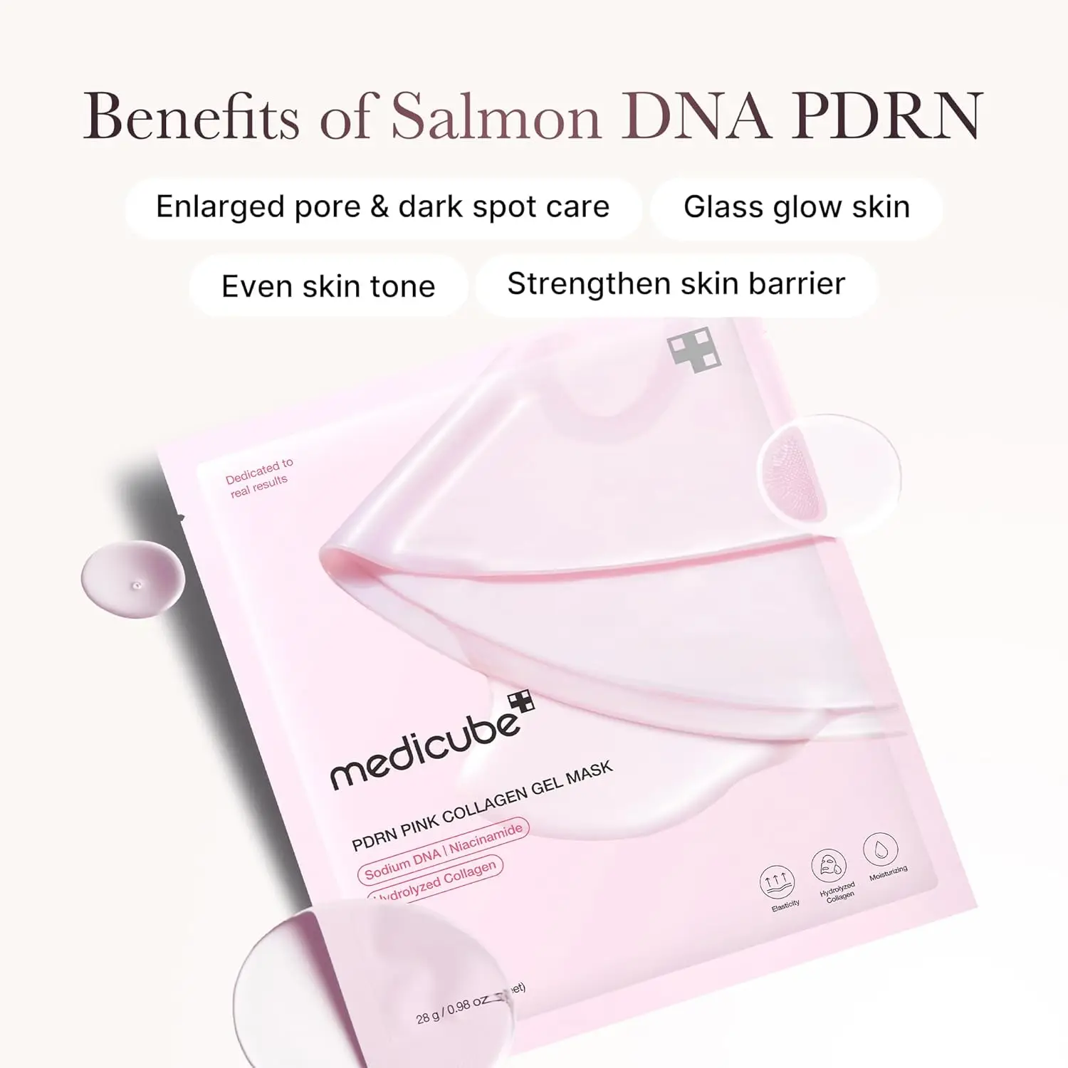 Medicube Salmon DNA PDRN Collagen Gel Mask - Anti-aging