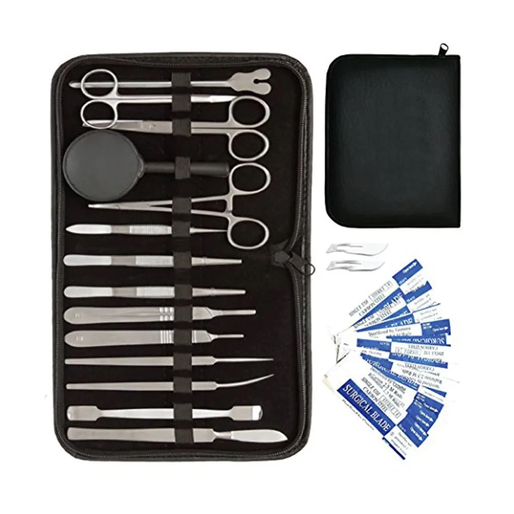 Veterinary Students Dissection Kit Stainless Steel Surgical Dissecting ...