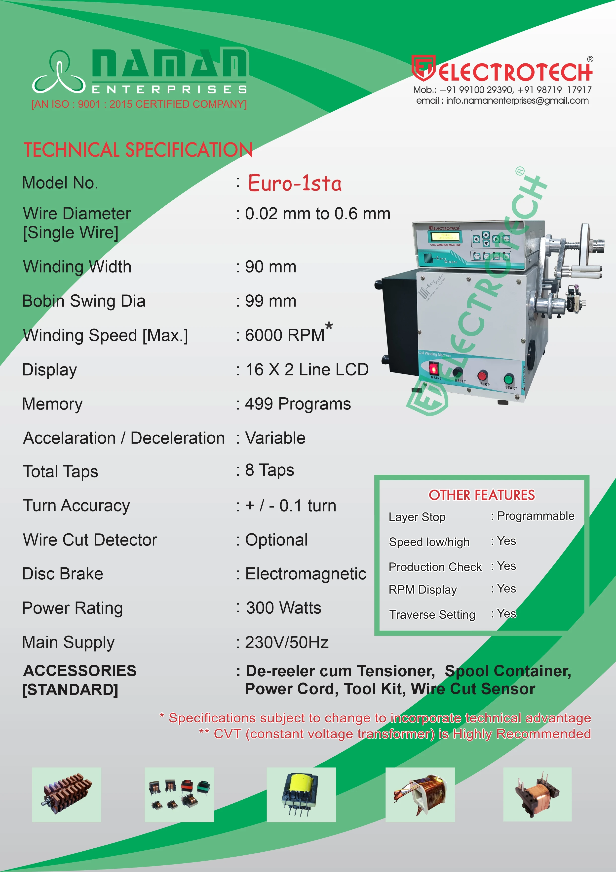 Cnc Coil Winding Machine With Tape Attachment Transformer Coil ...