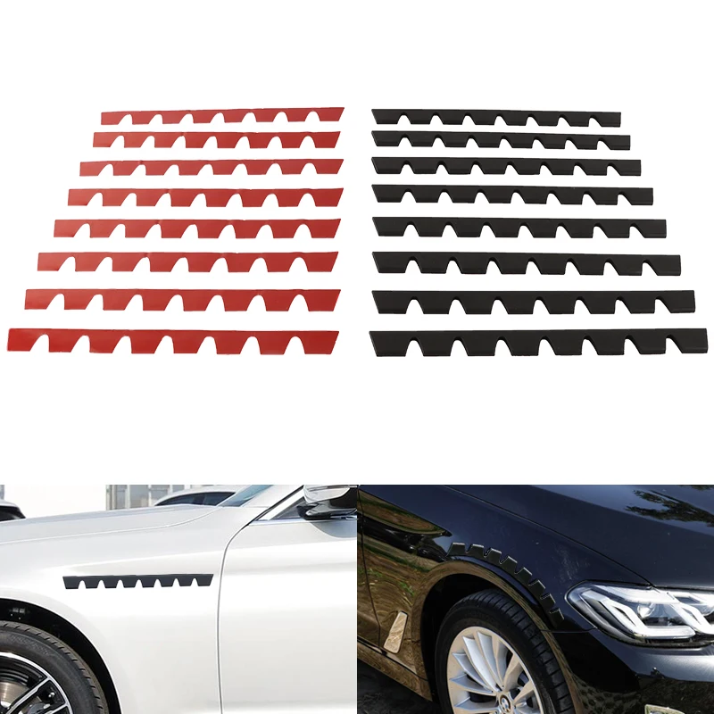 8pcs/set Universal Car Bumper Strip - Anti-Scratch Kit
