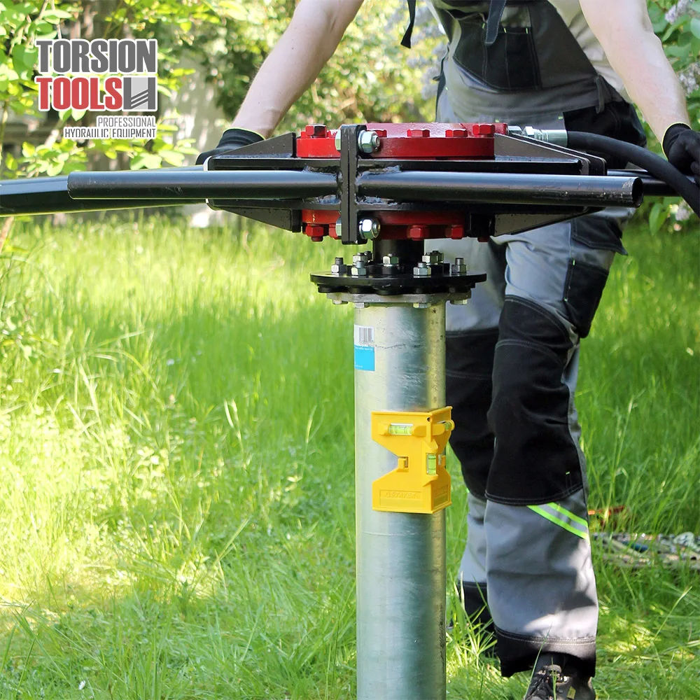 High Torque Hydraulic Drive Head 5600 Nm For Screw Pile Installation ...