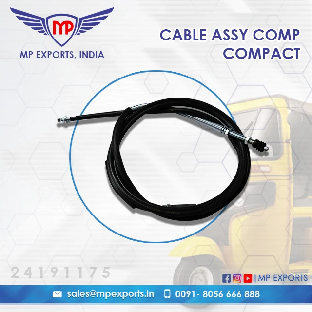 Clutch Cable Complete For Bajaj Compact/optima Tuk Tuk - Buy "clutch Cable" Complete Cable Bajaj ...