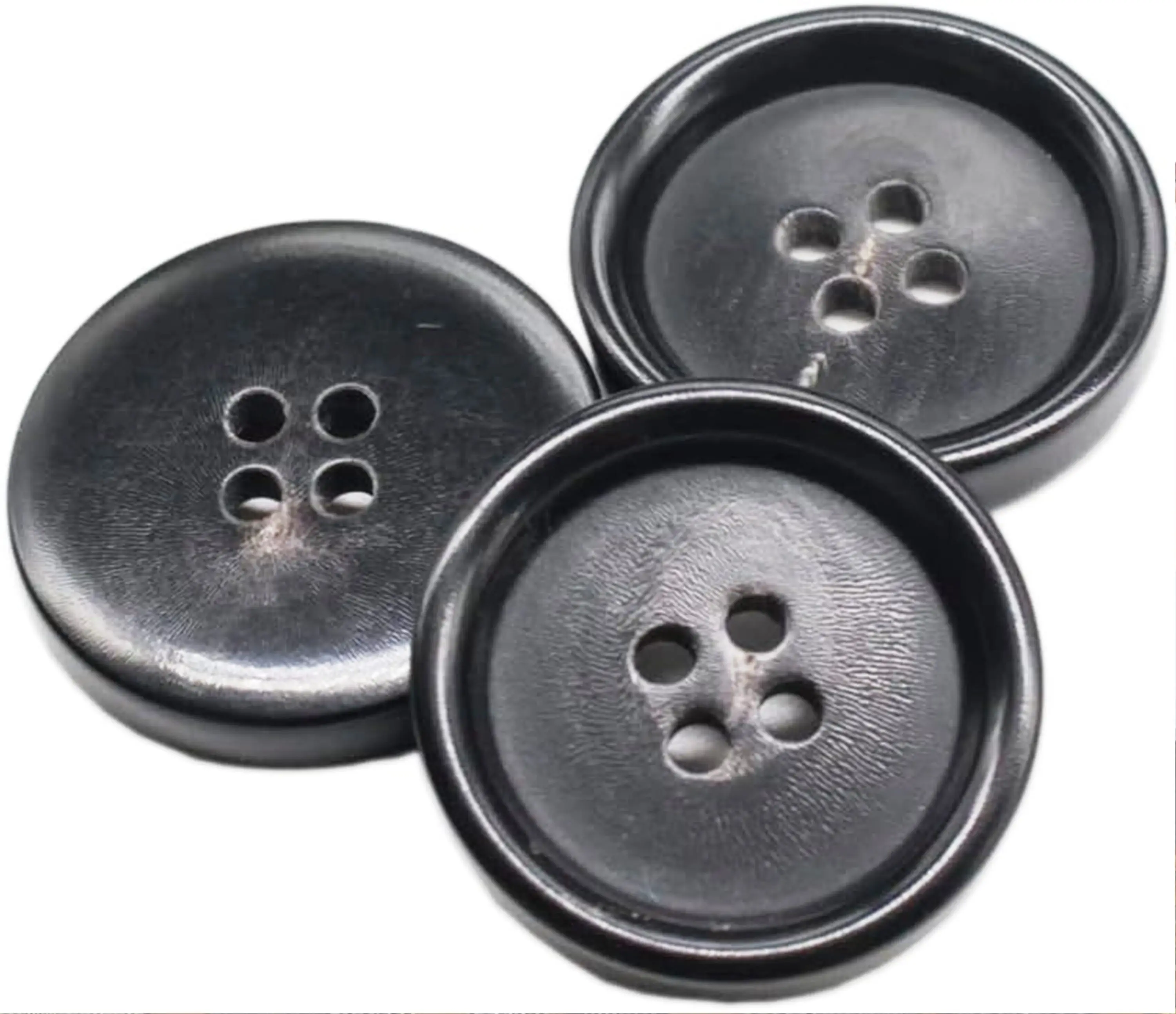 10pcs 1 Inch Real Horn Buttons For Blazer Buffalo Horn Button Blank Real Horn Buttons Set For ...