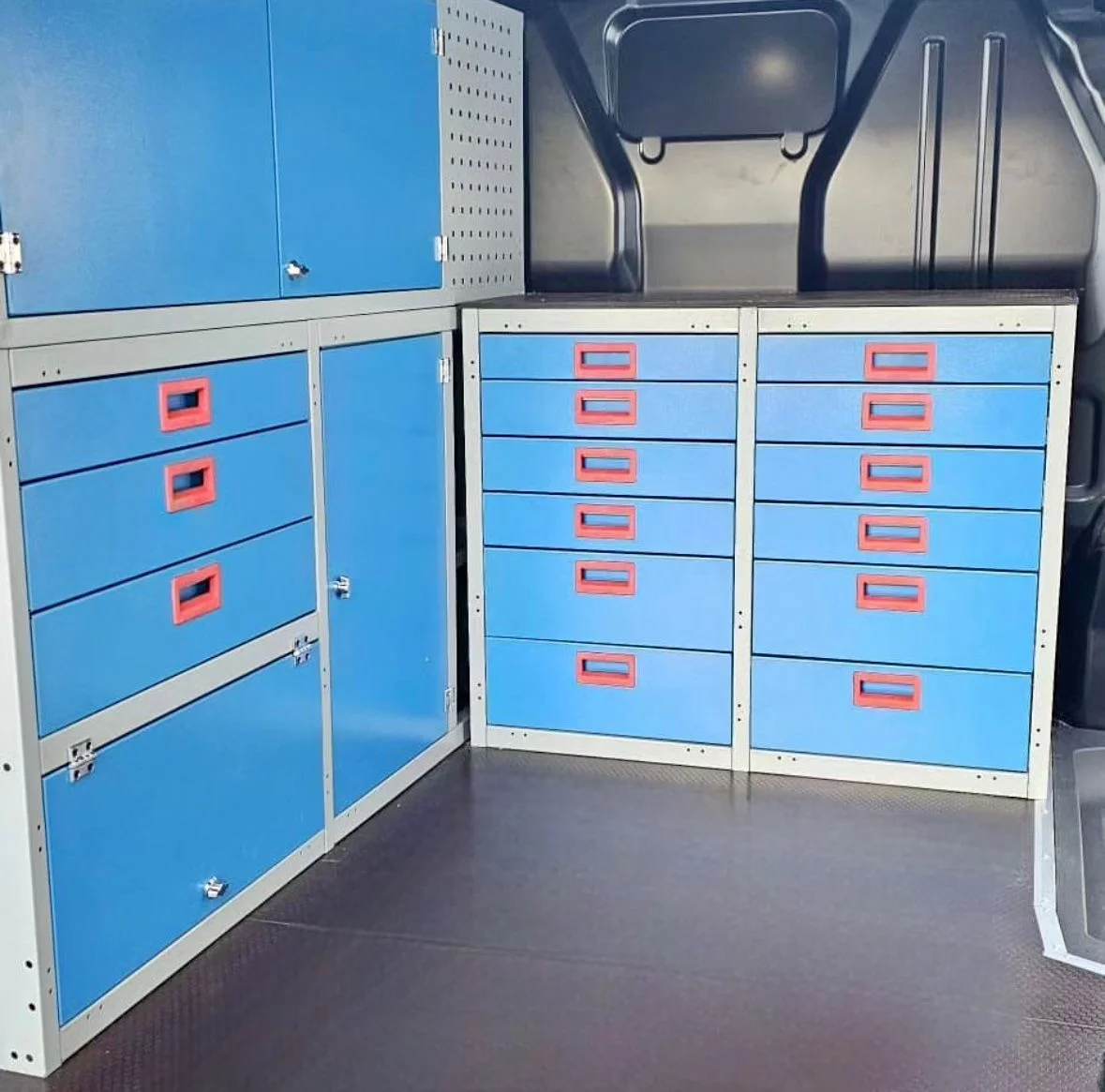 OEM Customizable Metal Steel Mobile Service Vehicle Cabinet Shelf All ...