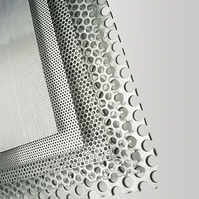 Stainless Steel Round Hole Perforated Metal Sheet Suitable For Various Structural Load-bearing ...