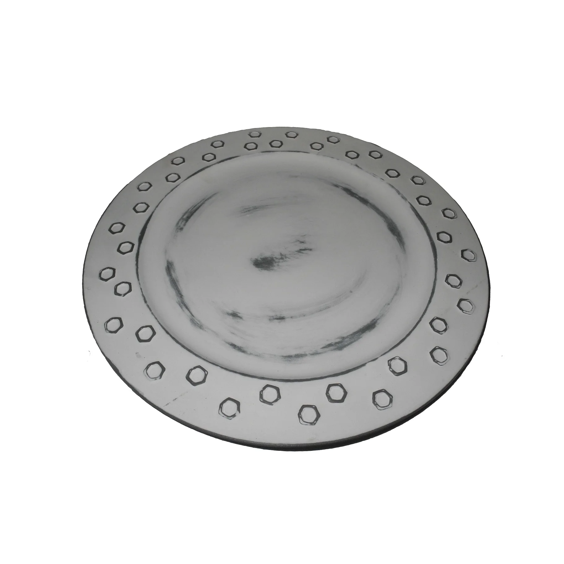Best Selling Grey Colour Handmade Charger Plate for Wedding Home ...