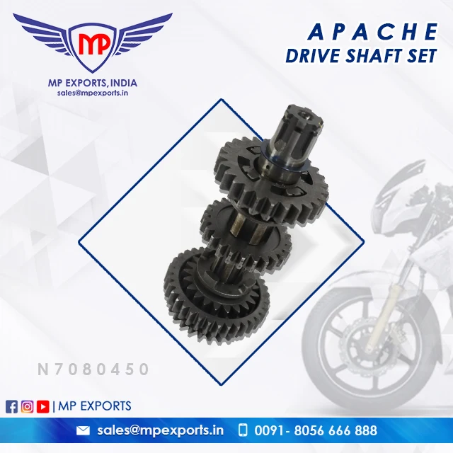 DRIVE SHAFT SET for TVS Apache RTR - Spare Parts for Guatemala
