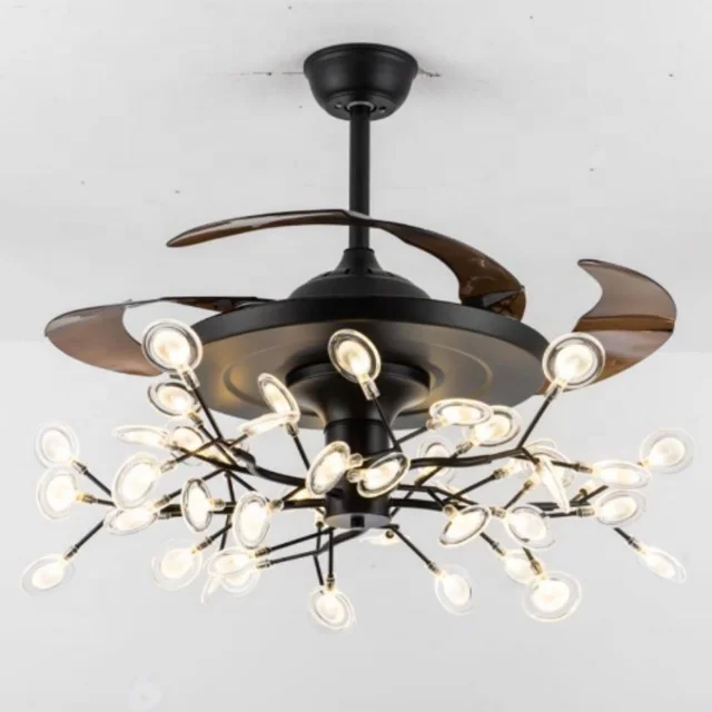 6-speed Inverter Motor Invisible Fan Light 48in 1220mm Abs 3 Blades ...