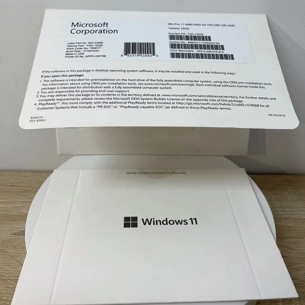 Microsoft Windows 11 Pro Dvd Free Shipping Hot Sell Win 11 Pro Dvd ...