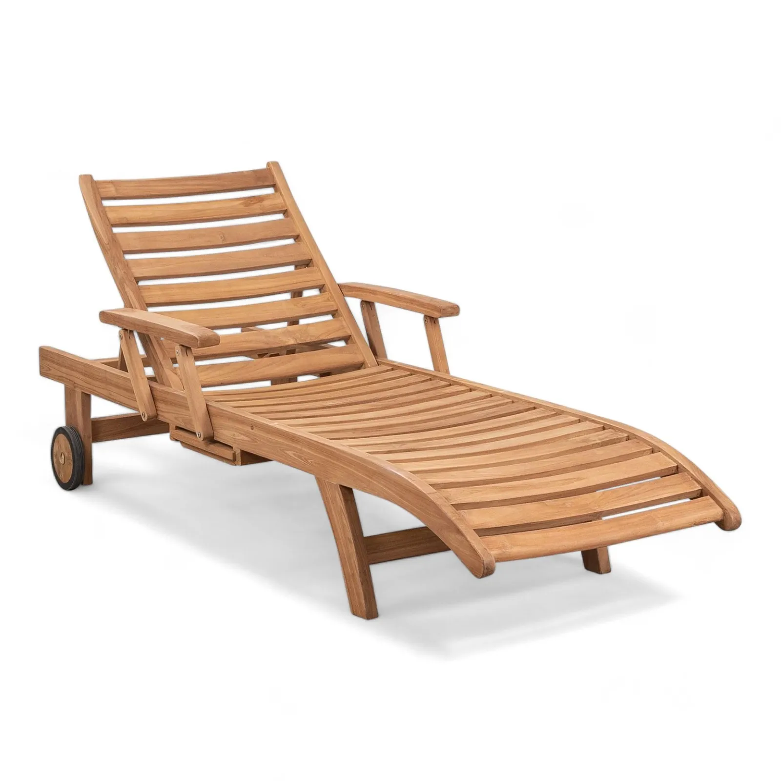 Durable Versatile Natural Sanded Teak Wood UV Resistant Modern Garden ...