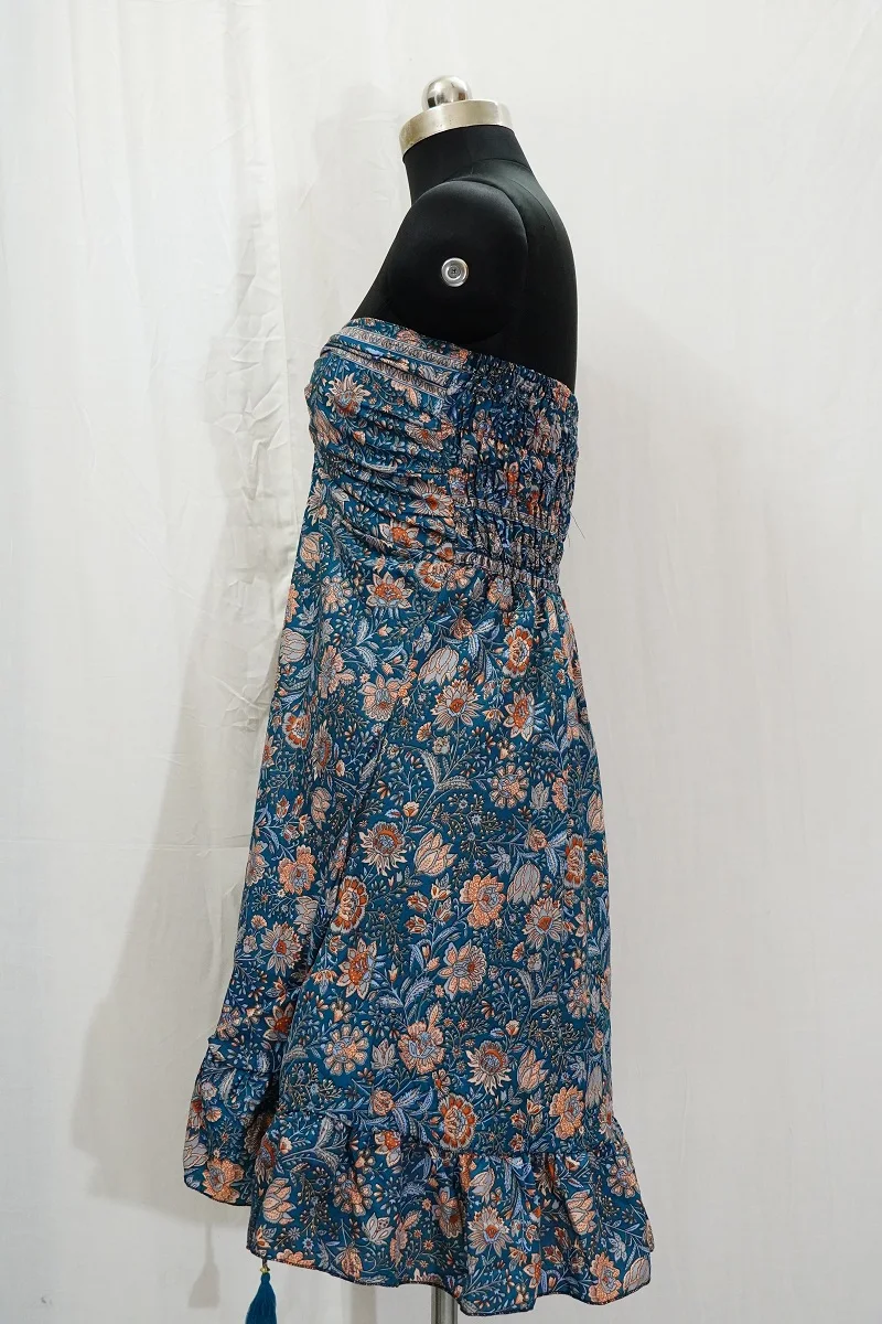 Amazing Midi Style Lengthy Frock Style Frilled Short Dress With ...