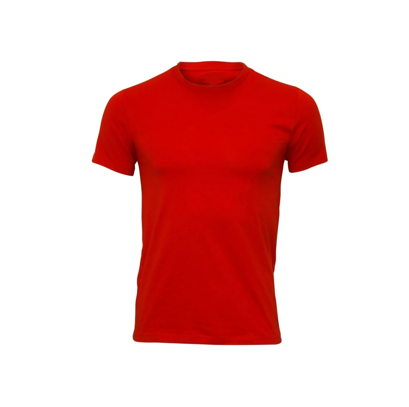 Red Color 100% Cotton Single Jersey Best Quality Export Oriented O Neck ...