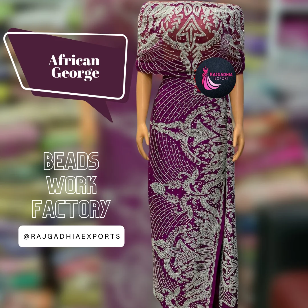 African Bazin Clothes Handmade Dress For Women Fashion Clothing Green ...