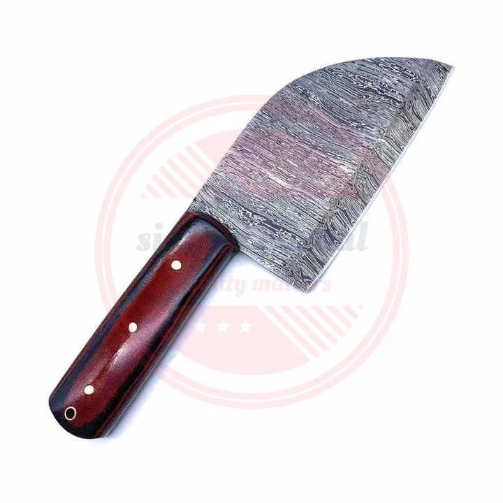 Top Sale Handmade Stainless Steel Cleaver Knife| Fixed Blade Chef ...