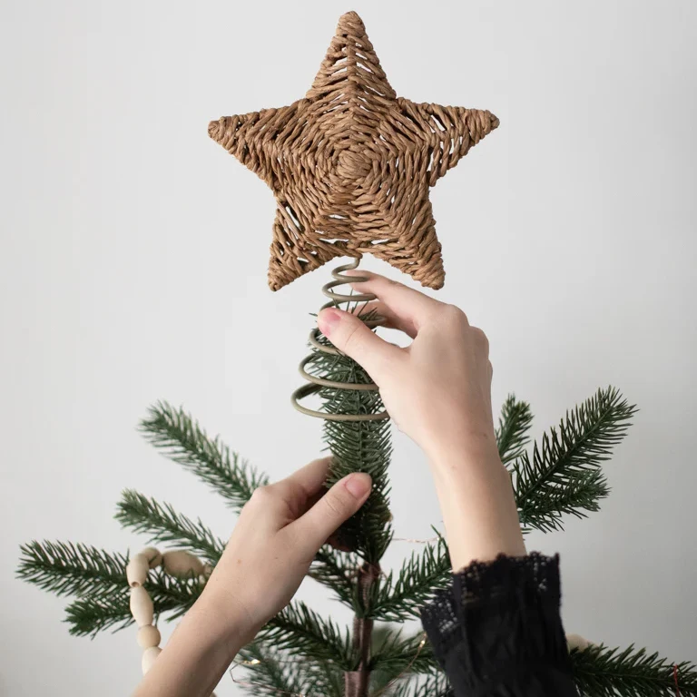 Christmas Tree Star Toppers For Christmas Decorations Star-shaped Tree ...