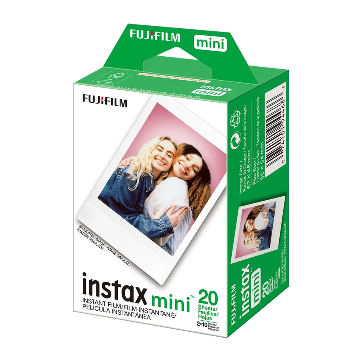 Fujifilm INSTAX Mini Instant Film - 20 Sheets per Pack