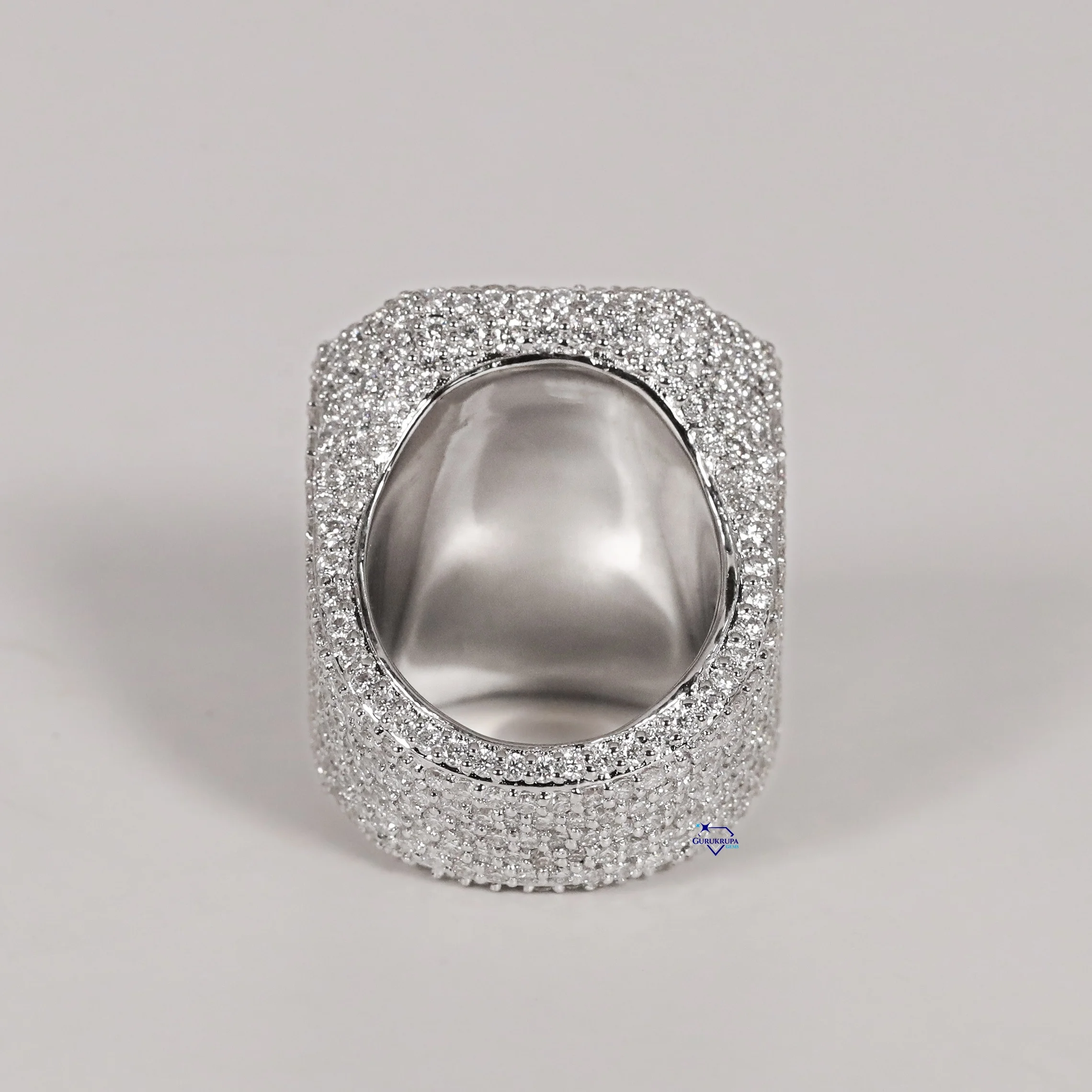 Experience Exclusivity With Our Hip Hop Style 925 Sterling Silver Ring ...