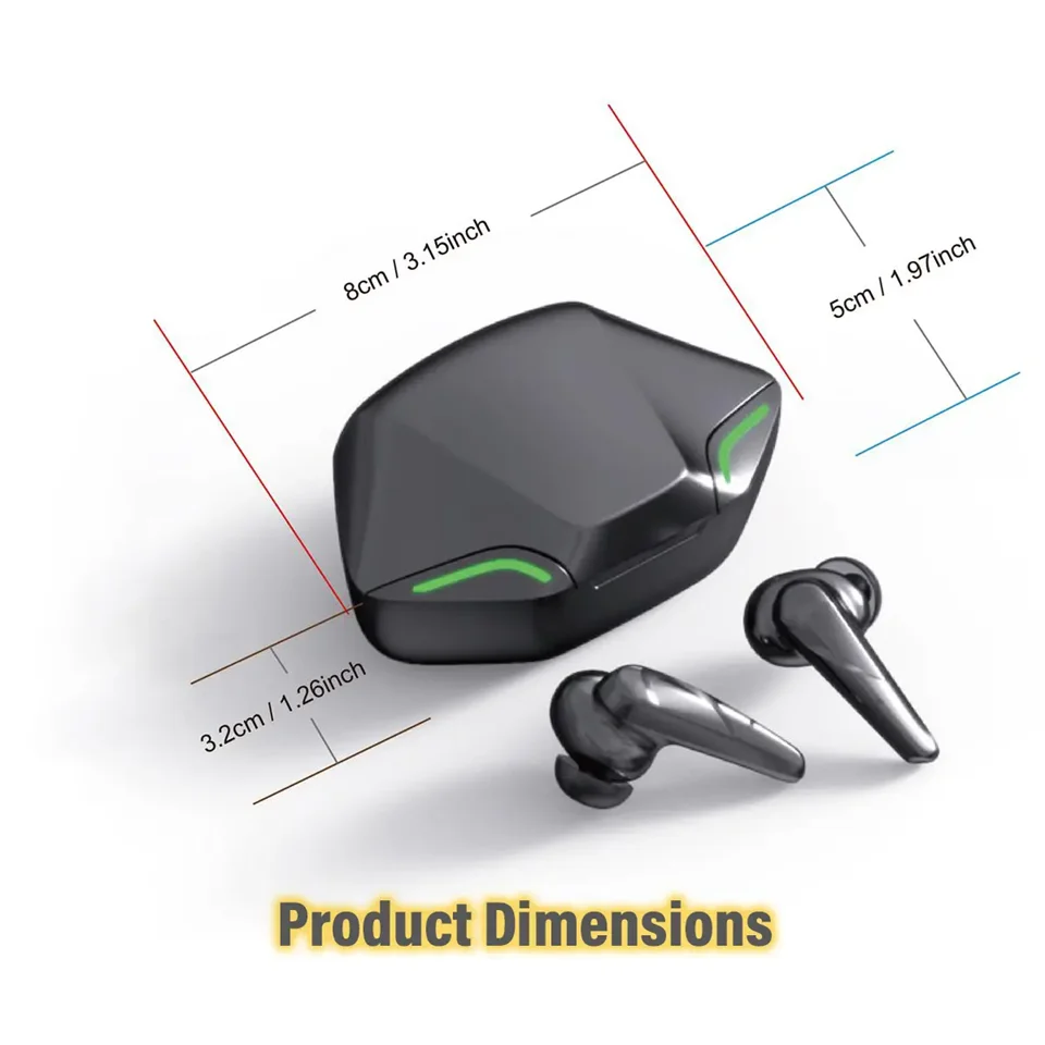 G11 TWS Bluetooth Earphones - Noise Cancelling Gaming Headsets