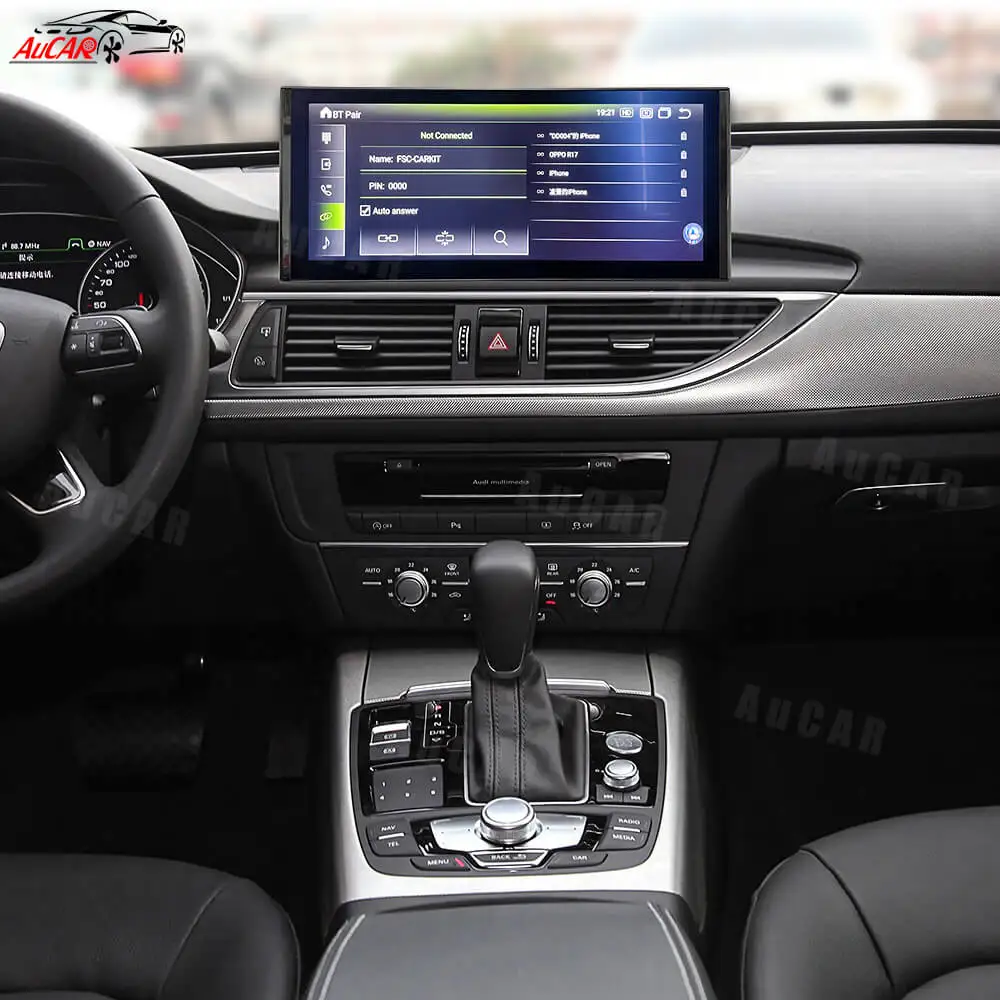 AuCar 12.3'' Touch Screen Android 13 Car Stereo Player Auto Head Unit ...