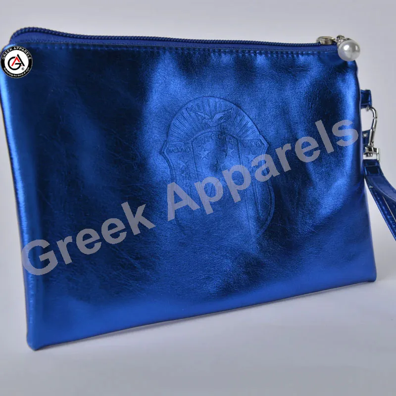 Zeta Phi Beta Soror Embossed Ladies Hand Purse | Custom Sorority Women ...