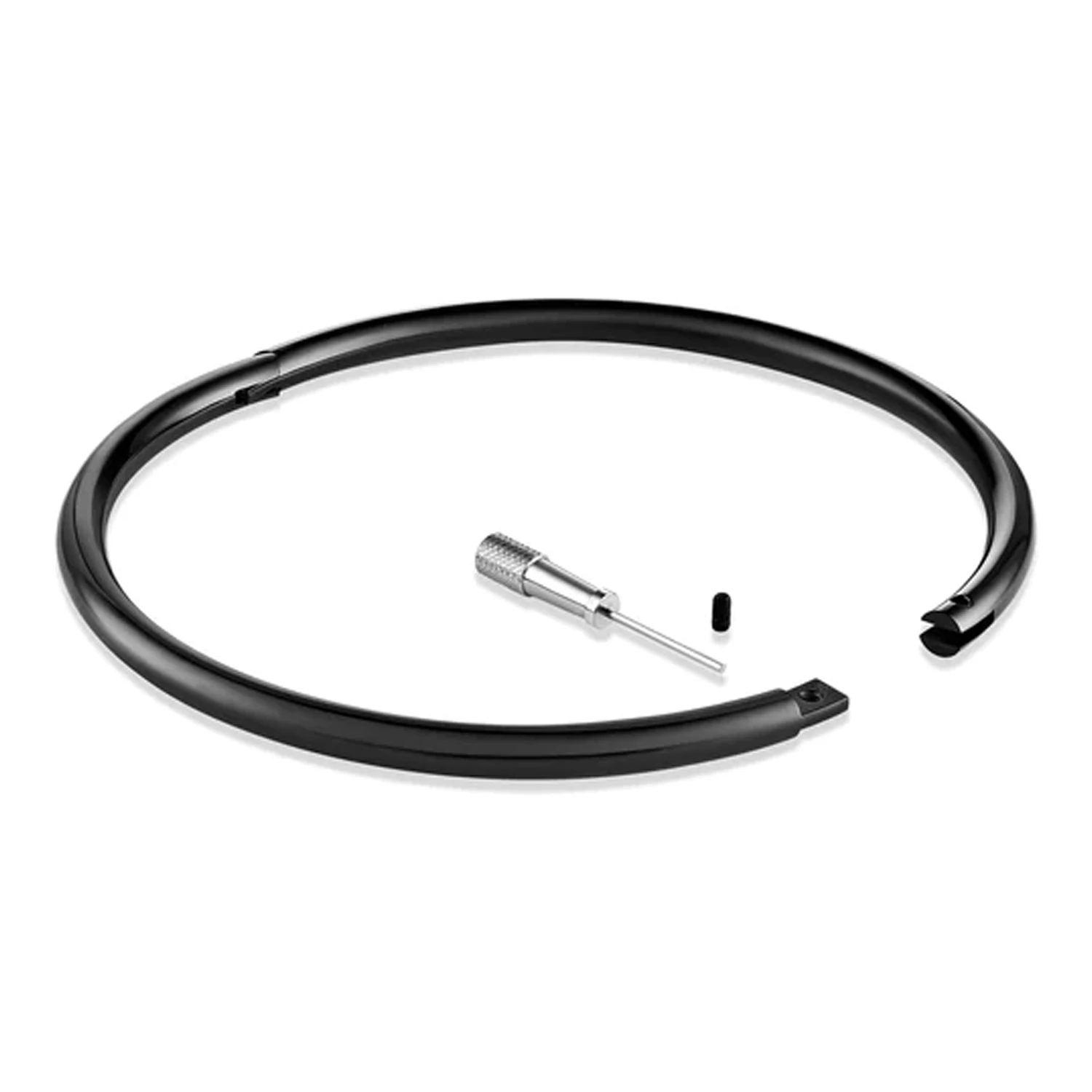 2023 New Design 6mm Locking Eternity Collar Polished Stainless Steel 24 ...