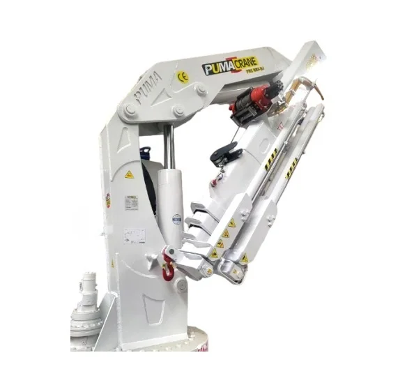 Hydraulic Knuckle Boom Folding Deck Marine Crane 10 Ton Strong ...