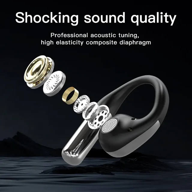 Best Selling Q31 Pro OWS Full Color Touch Screen Earbuds Ear Hook ...