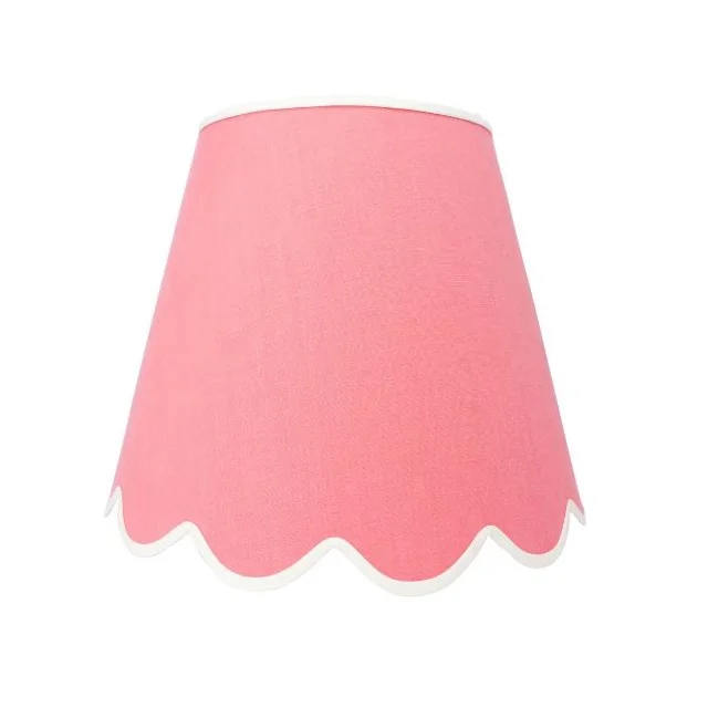 Scallop Style Fabric Lamp Shade - Perfect for Home Decor