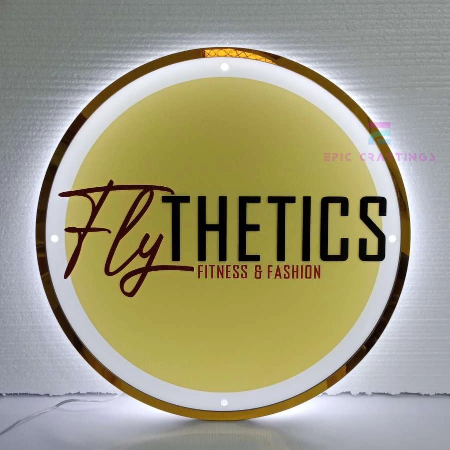 Custom Uv Printed Acrylic Backlit Signs For Business And House And Out ...