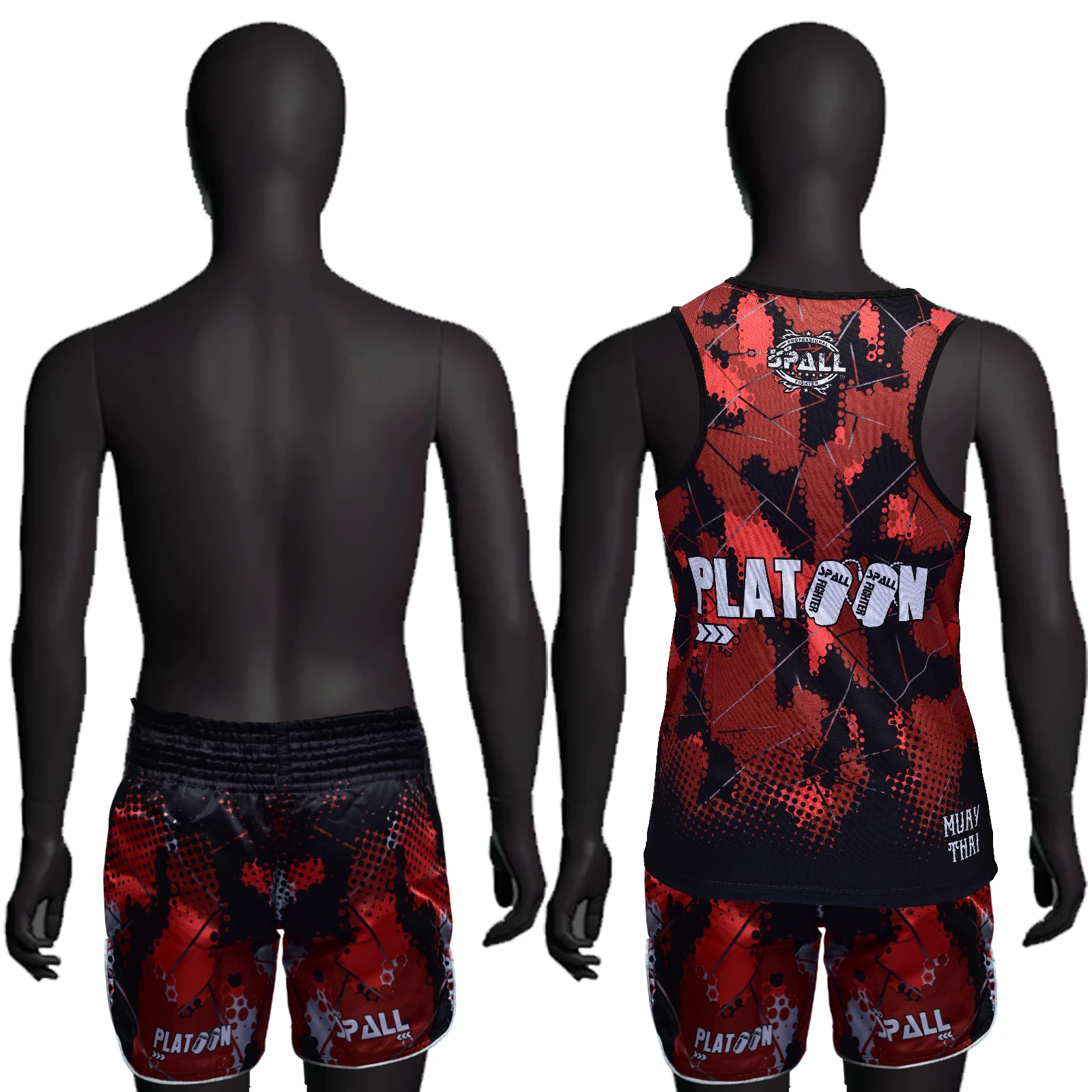 Muay Thai Suit Kick Boxing Tank Top Shirt & Short | Boxing Mma Suit For ...