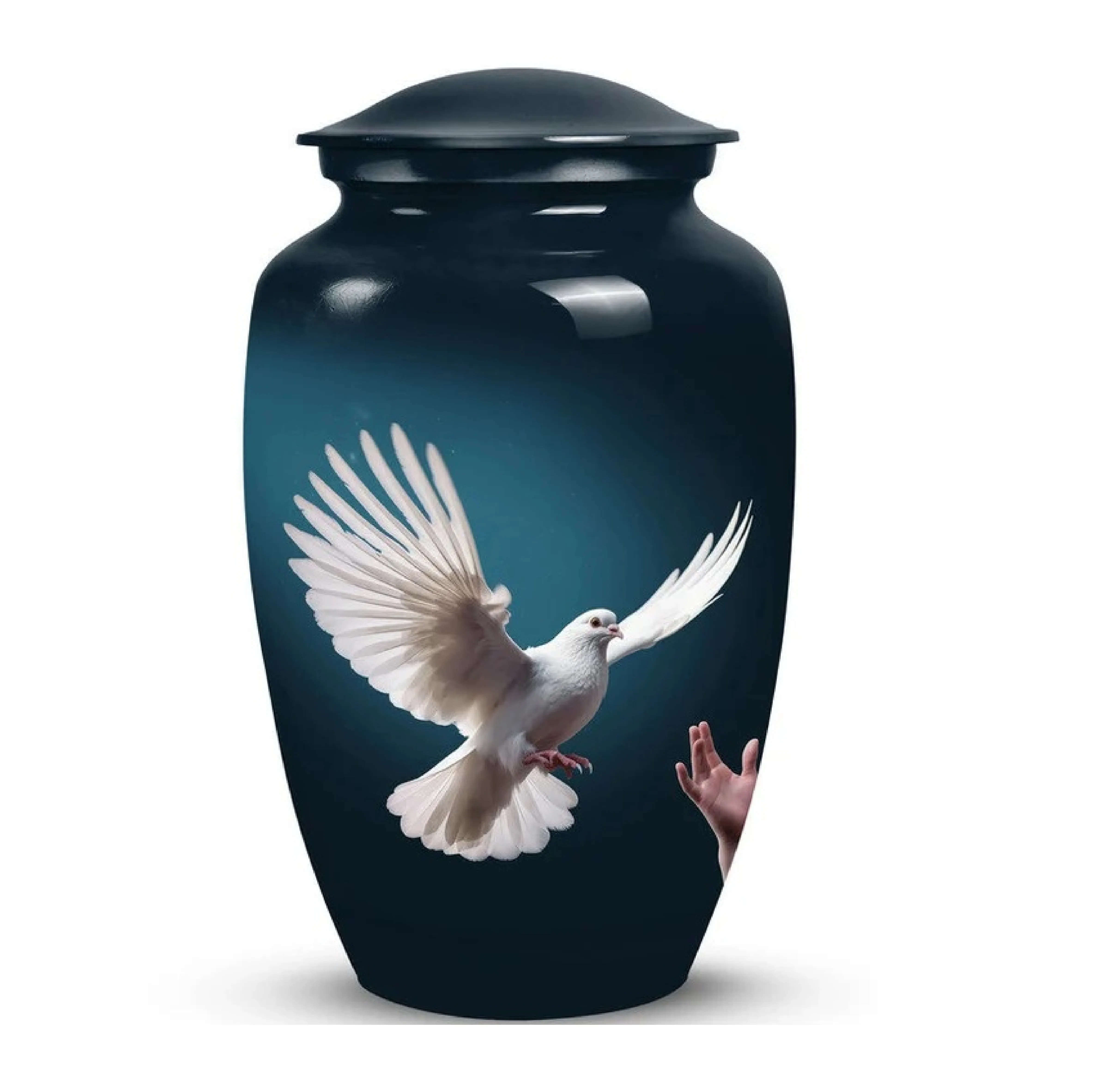 Aluminium Bird Adult Cremation Urns Indian Wholesale Metal Funeral Urns ...