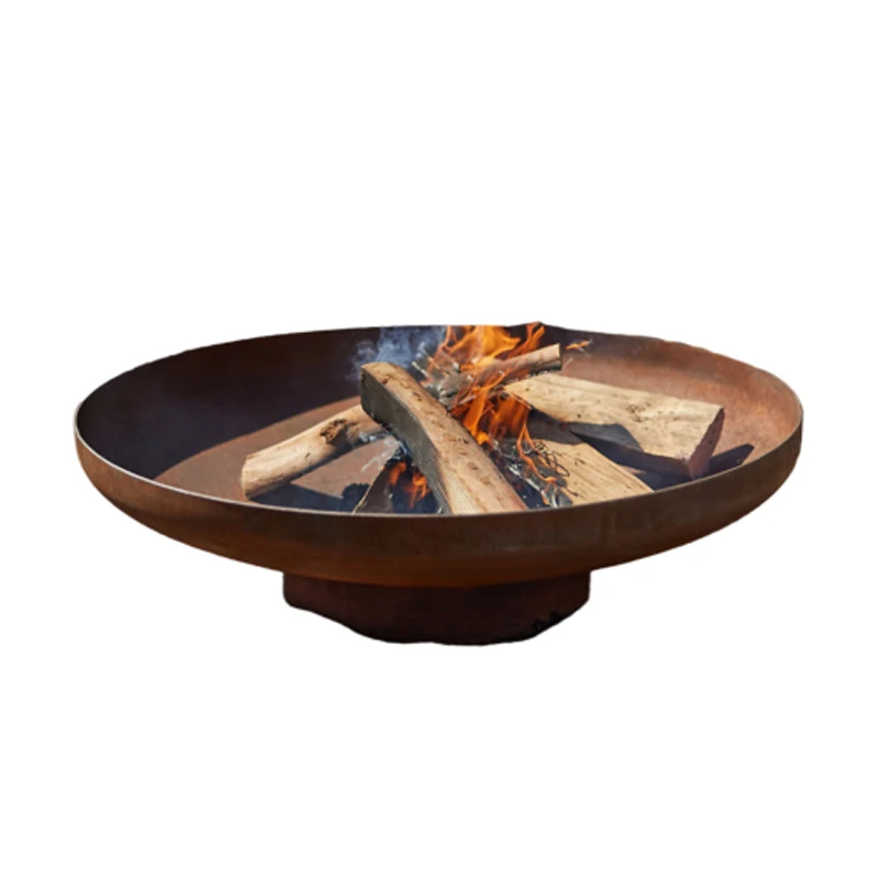 Stylish Weathering Iron Fire Pit - Perfect for Home Gardens