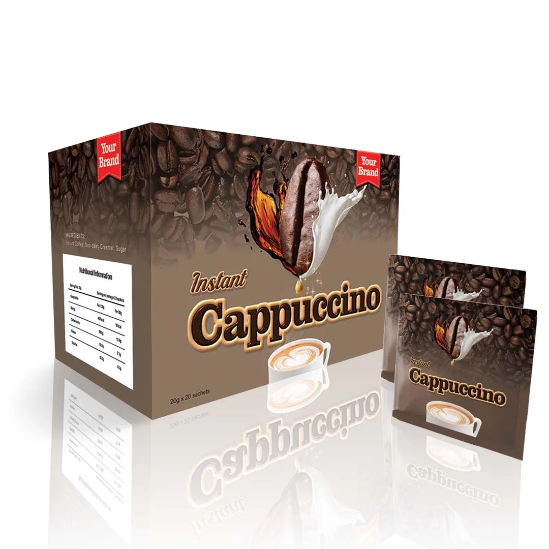 OEM ODM 100% Guarantee Premium Instant Cappuccino Powder Coffeehouse ...