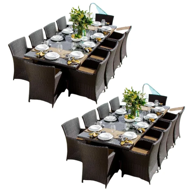 Modern Luxury Design Restaurant Set Wooden Teak Dining Set For ...