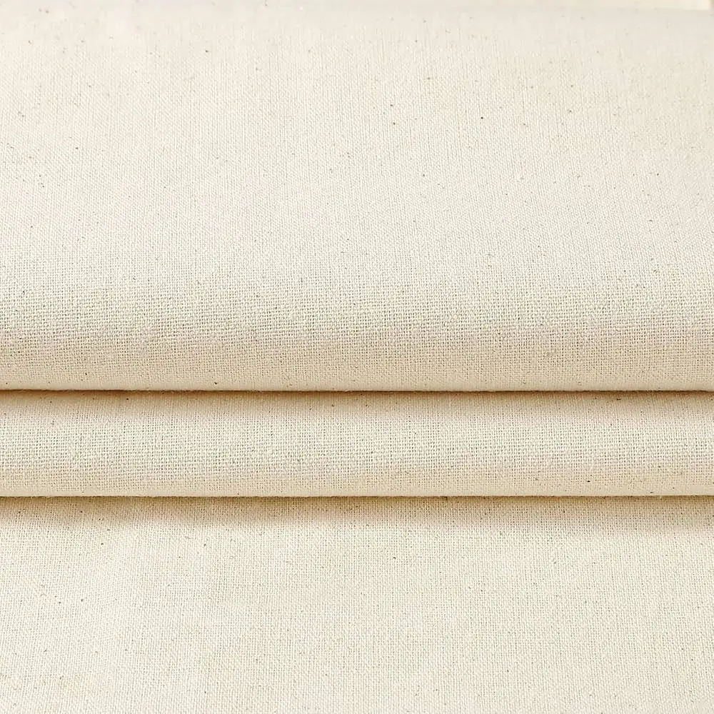 100% Organic Greige Cotton Fabric 60' Grey Twill Woven Cloth 32*32 ...