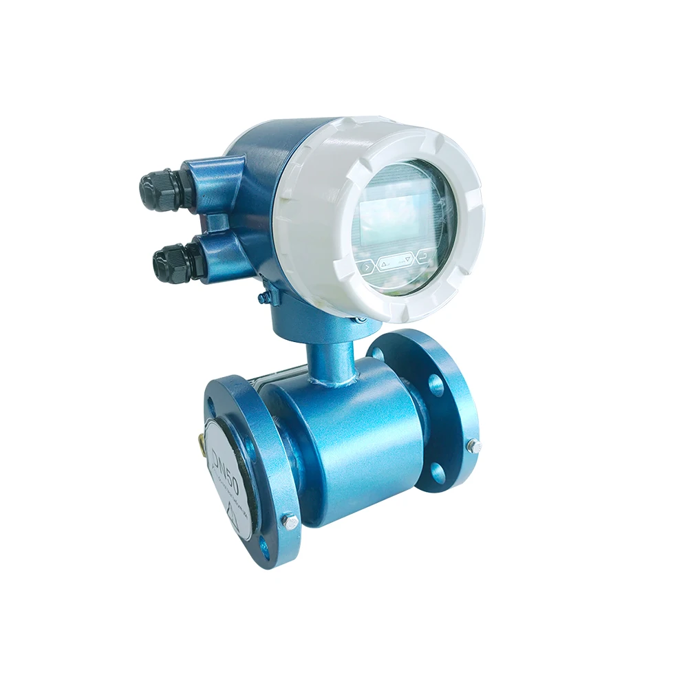 RS485 Industrial Electromagnetic Flow Meter Smart Digital Water Flow ...