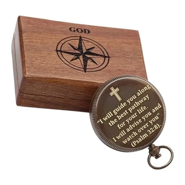 Rii Personalized Baptism Compass Custom Christian Gift For Baptism And ...