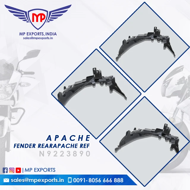 Fender Rear for TVS Apache - Affordable Spare Parts