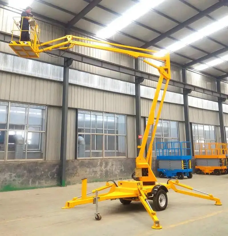 Mini Telescopic Articulated Cherry Picker CE Certified 12M 16M 18M ...