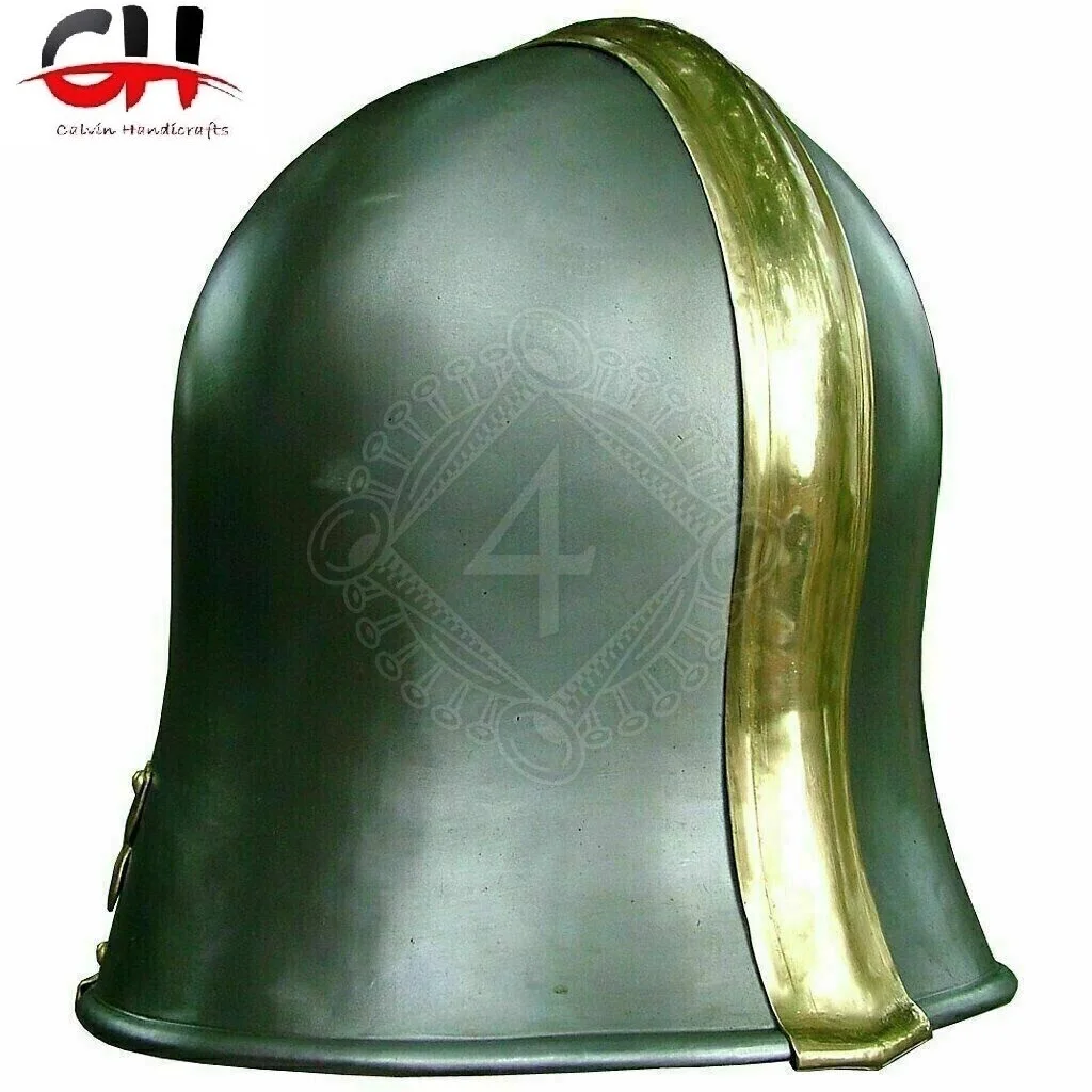 CHk Medieval Barbuta Armor Helmet Great Knight 18Ga Polished Handmade ...