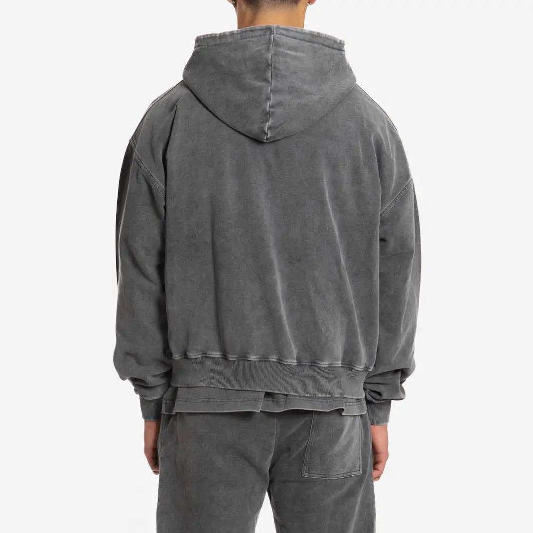 Men Streetwear Custom Screen Printing Sweatshirts Solid Pullovers Mens ...