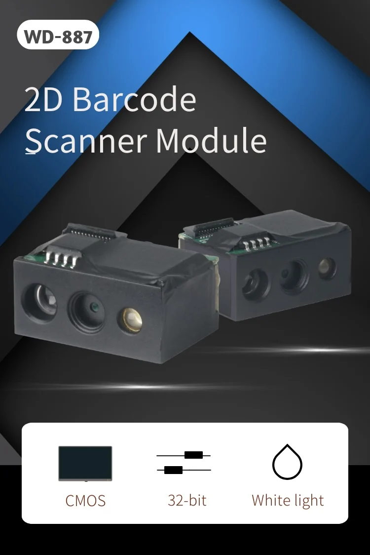 1d 2d Image Barcode Scan Module Cmos Qr Barcode Scanner Module Usb/ttl ...