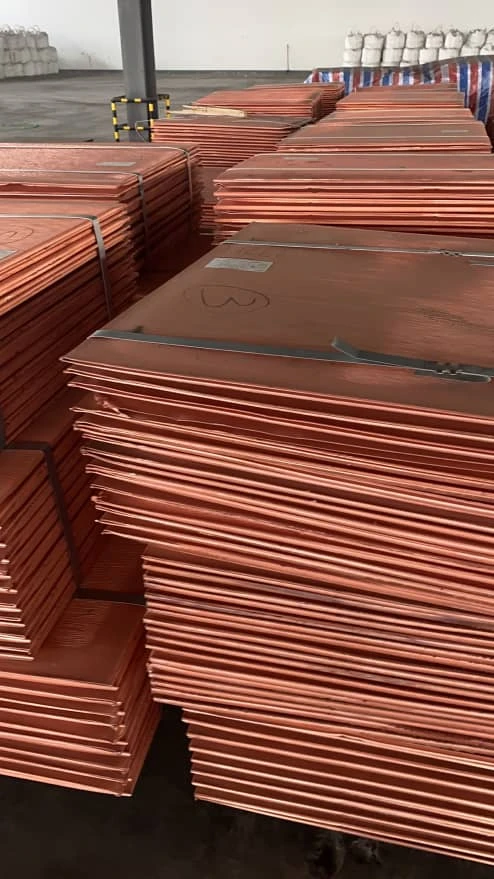 High Quality 100% Pure Copper Cathode Sheet Quality Grade Electrolytic ...