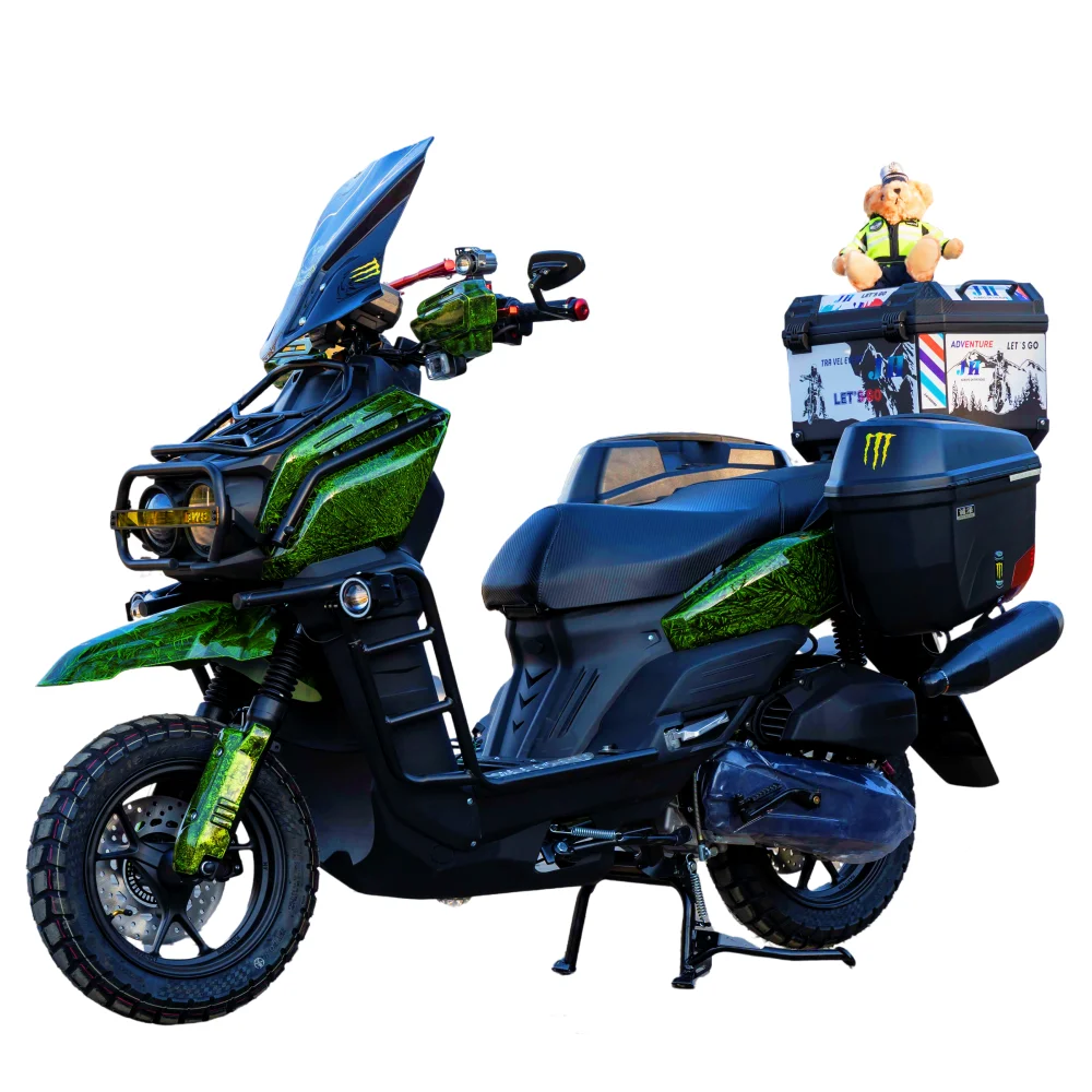 Transparent Motorcycle Windscreen for Yamaha Zuma Scooters